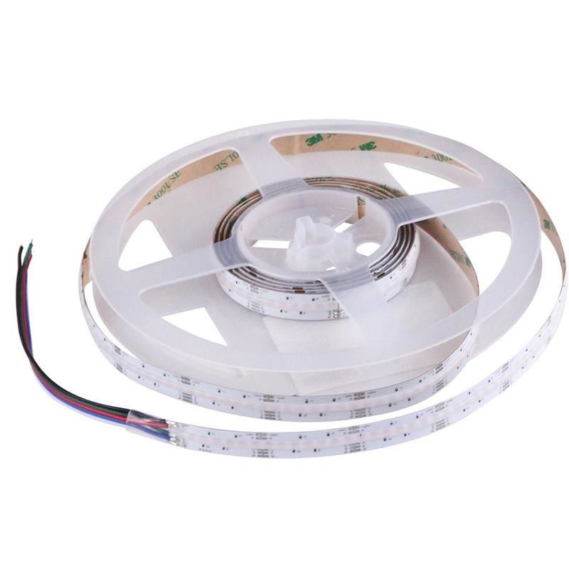 2700K 4000K Turnable RGB COB LED Strip 24V 12V 630LED/M CCT RA 90