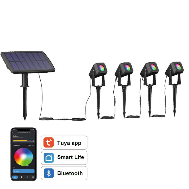 85RA RGB Colored Outdoor Spotlights Multiscene Remote Control
