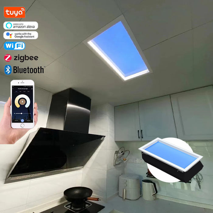 Smart Wifi Led Fake Faux Skylight Ceiling Panel 50W Circadian Lighting ...