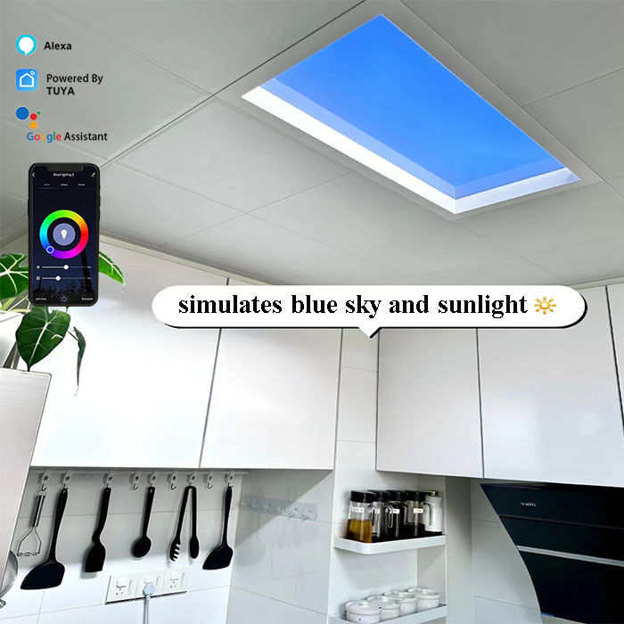 18kg LED Skylight with Wide Light Coverage in Aluminum Alloy