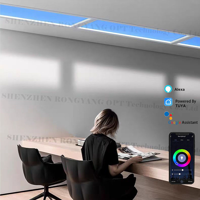Aluminum Artificial LED Skylight 300W Power Consumption 50 000 Hours ...