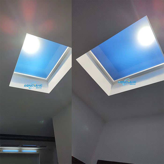 Round 4ft Artificial Sun Skylight Offering Adjustable Sunlight ...