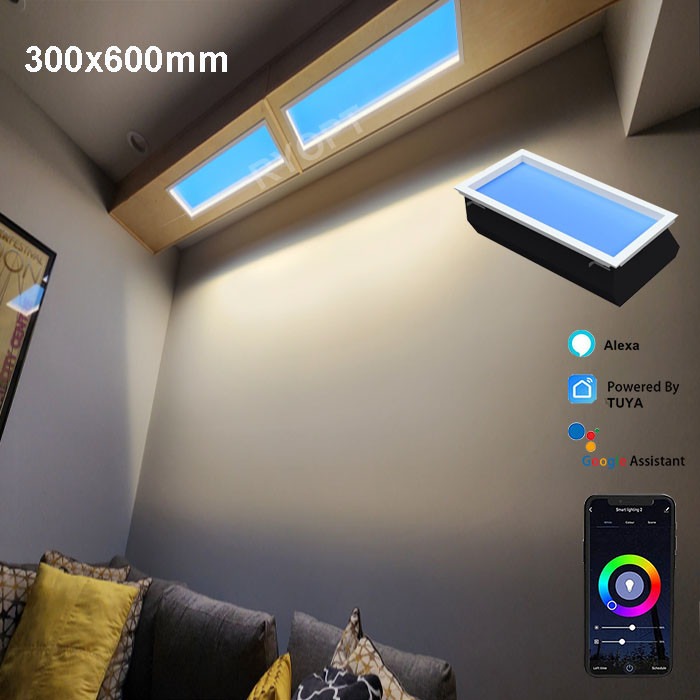 Aluminum Alloy Commercial Artificial Skylight LED Panel For Outdoor ...
