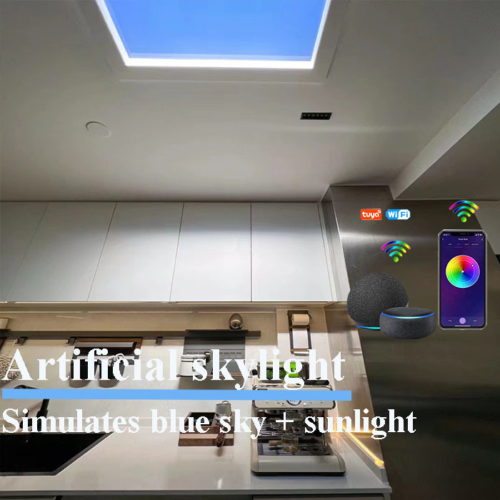 CCT Color Changing Fake Ceiling Led Skylight Circadian Rhythm Regulator ...