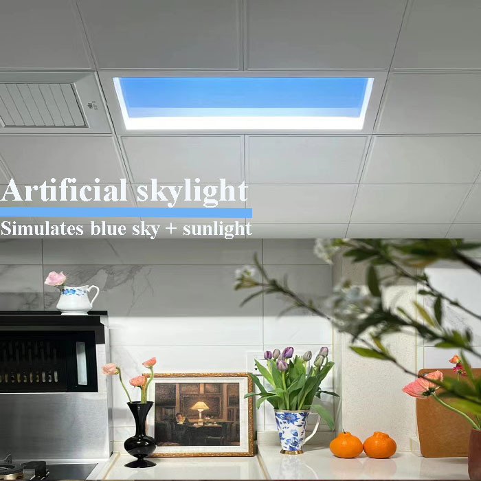 Artificial Daylight Faux Skylight Panels 100W Ceiling Recessed Mounted ...
